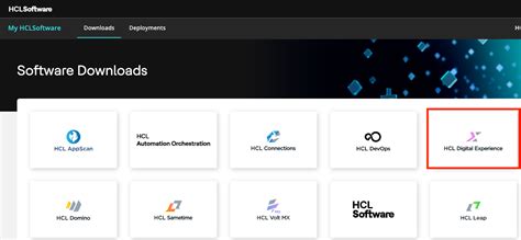 locating and downloading dx products hcl digital experience help center