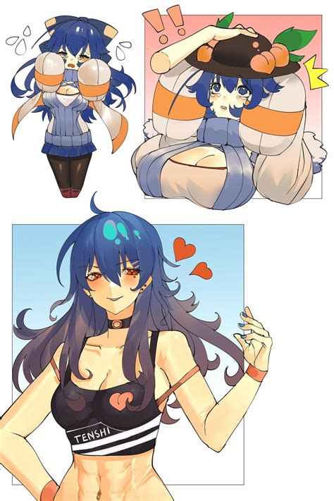 Hinanawi Tenshi And Yorigami Shion Touhou Drawn By Tomatolover16 Danbooru