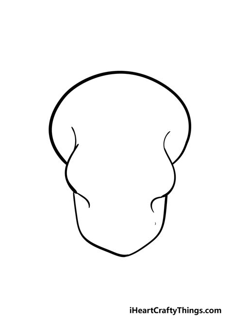 Skull Drawing How To Draw A Skull Step By Step