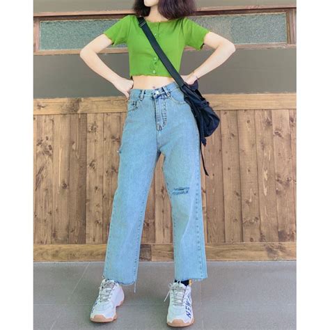 Quần Jean nữ bo ống Shopee Việt Nam