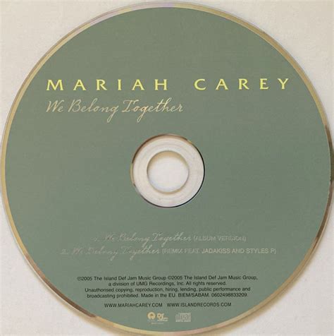 MARIAH CAREY WE BELONG TOGETHER Kaufen Auf Ricardo