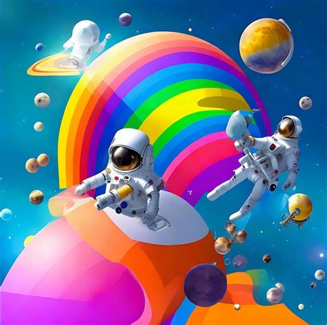 Floating Objects In Space