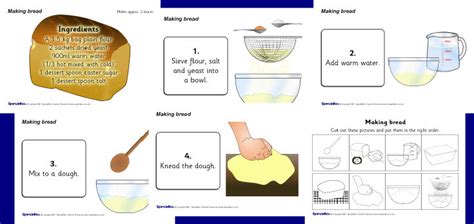 Bread Recipe Sheets Sb646 Sparklebox