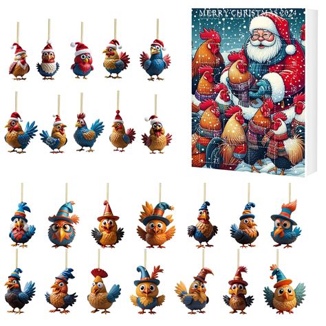 Fukaraa Trendy 2024 Christmas Countdown Advent Calendar Blind Box