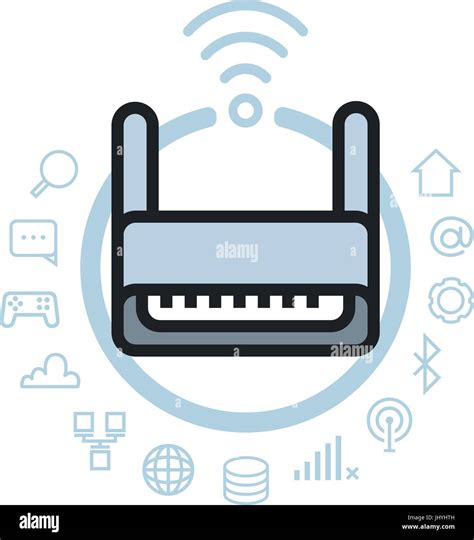 Internet Technologies Icon Set Stock Vector Image And Art Alamy