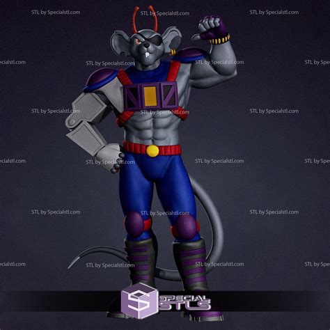 Modo Motor Mice From Mars Stl Files Standing Pose Specialstl