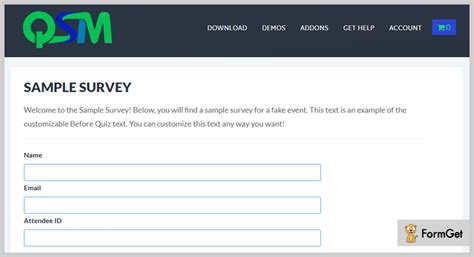Best Survey WordPress Plugins Free And Paid FormGet