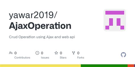 Github Yawar2019ajaxoperation Crud Operation Using Ajax And Web Api