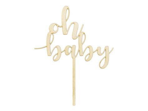 TOPPER DREWNIANY OH BABY Sklep Ciastkożercy