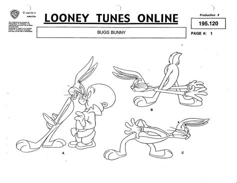 Bugs Bunny Model Sheet