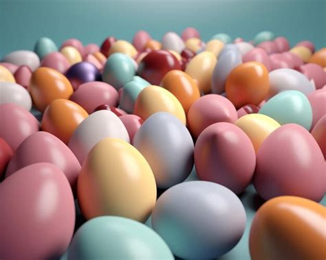 Premium Ai Image A Large Pile Of Colorful Easter Eggs Is Shown