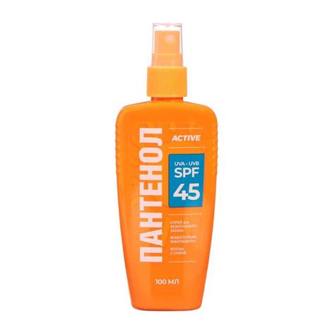 Спрей для безопасного загара БИОКОН с пантенолом SPF 45, 100 мл ...
