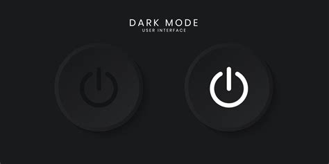 Dark Mode Button Vector Art Icons And Graphics For Free Download