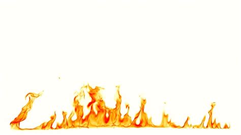 Premium Photo Fire Against White Background