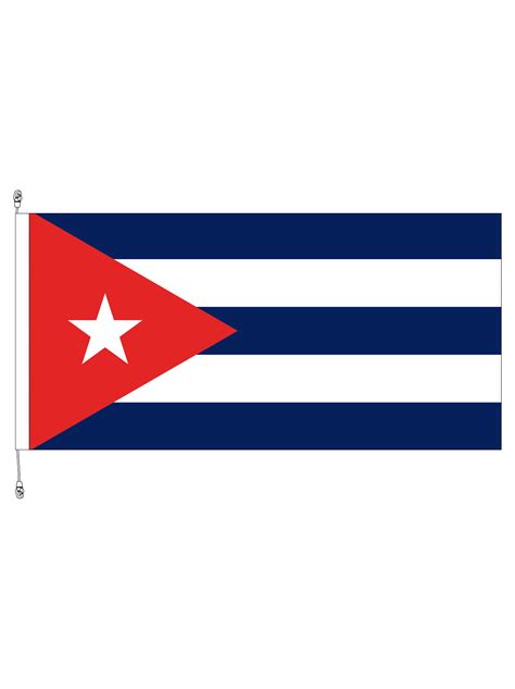 Cuba Flag Premium With Exclusive Swivel Clips Flagmakers Ltd