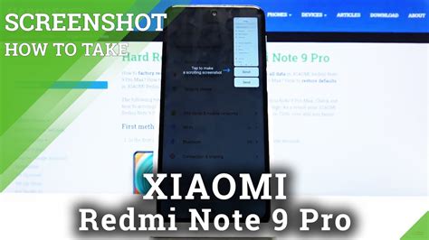 How To Take Screenshot In XIAOMI Redmi Note Pro Capture Screen YouTube