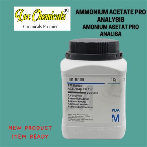 Jual Merck Ammonium Acetate Amonium Asetar Pro Analisa 10 Gram