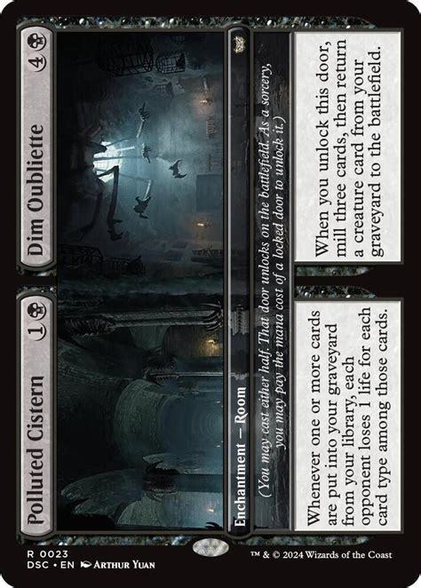 Polluted Cistern Dim Oubliette Commander Duskmourn House Of