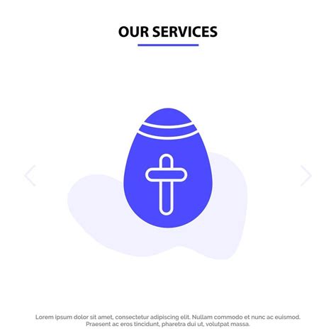 Nos Services Oeuf De Pâques Oeuf Vacances Vacances Icône De Glyphe