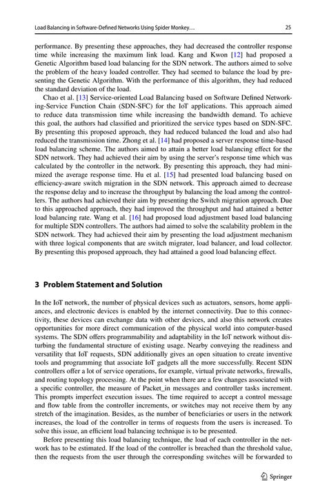 SOLUTION Load Balancing In Software Defined Networks Using Spider