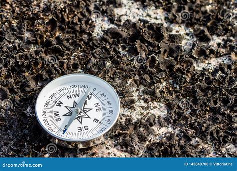 Feel Safe With A Reliable Compass Don`t Lose Your Direction Stock