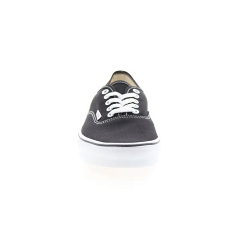 Vans Authentic Vn000ee3blk Mens Black Canvas Lifestyle Sneakers Shoes