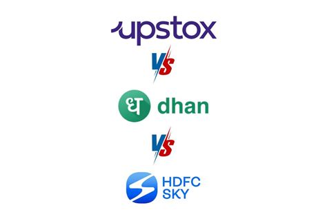 Upstox Vs Dhan Vs HDFC Sky Charges Brokerage Review AMC Which