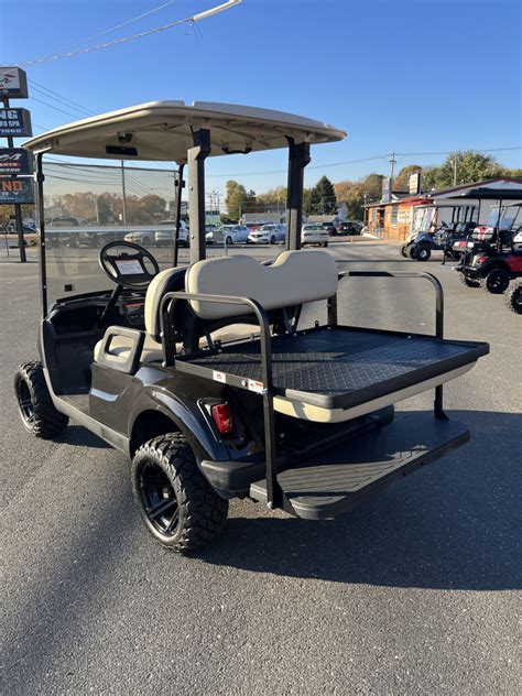 2017 Yamaha Drive2 48 Volt Custom Electric Golf Cart 3 Lift Black