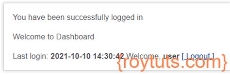 Codeigniter Login Logout Example Roy Tutorials