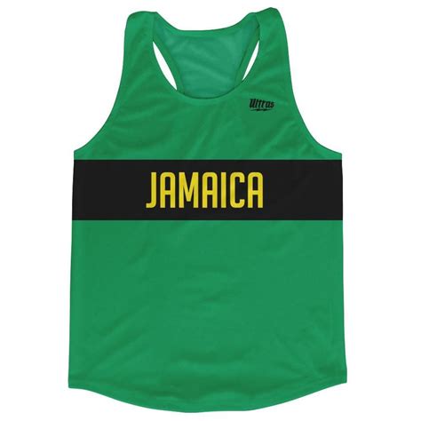 Jamaica Country Finish Line Running Tank Top Racerback Track And Cross