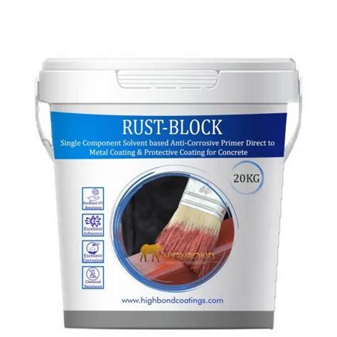 Rust Block Protective Coatings Unit Pack Size Bucket Of 20 Kg