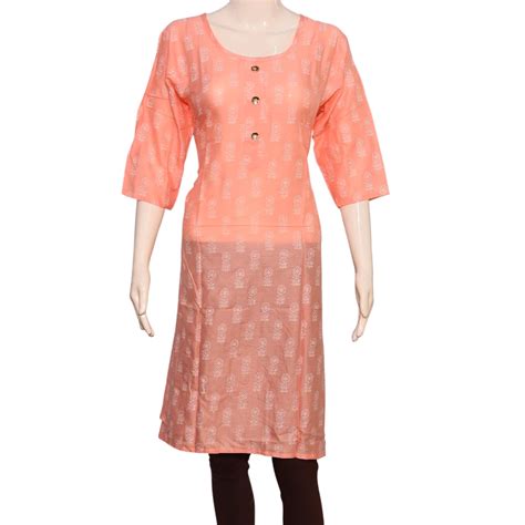 Cotton Kurti Xlgreycottonstraight Cut Kodhainighties