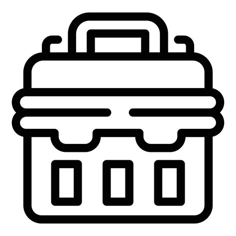 Toolkit Icon Outline Vector Tool Box 14923739 Vector Art At Vecteezy