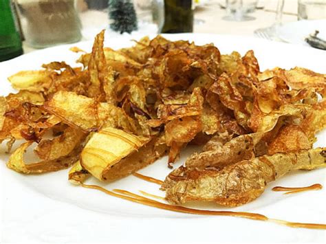Chips Assados De Casca De Batata