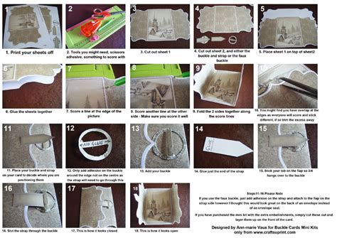 Bracket Buckle Card Mini Kit Tutorial