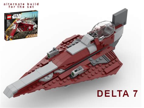Lego Moc Delta 7 Alternate Build Of Coruscant Guard Gunship By Cegeha