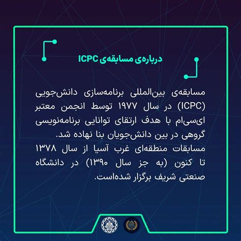 Sharif Programming Contest On Linkedin 💬 سوالات متداول ️ درباره‌ی مسابقه‌ی Icpc