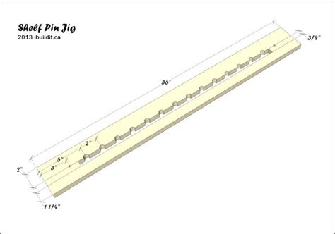 Diy Woodworking Making A Shelf Pin Jig