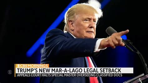 Appeals Court Orders End To Special Master Review Process In Trump