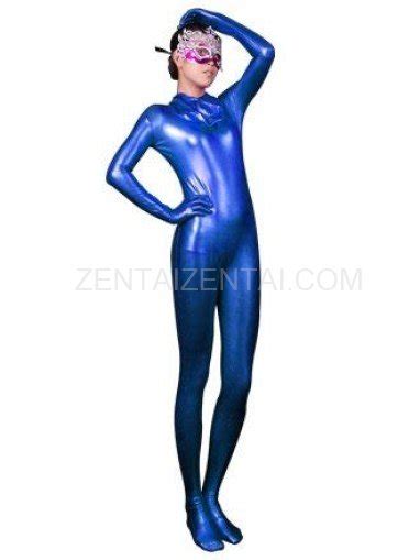 Deep Blue Morph Zentai Sexy Fullbody Full Body Shiny Morph Zentai
