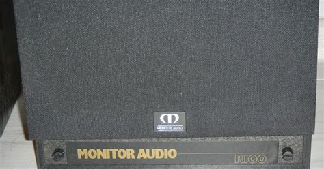 Infrequent Sound [sex Tex] Technology Monitor Audio R100 Main Stereo Speakers