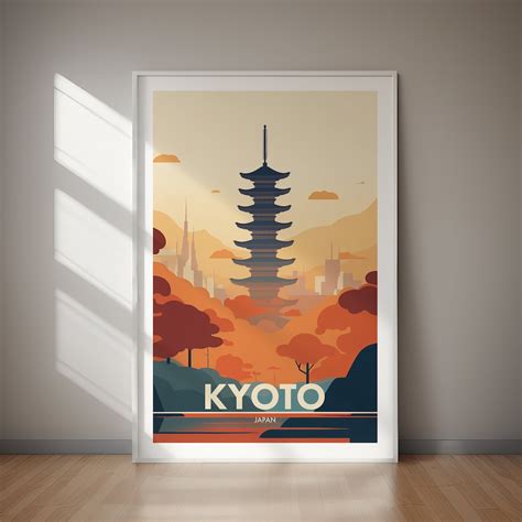 Kyoto Printable Travel Poster Easy Decoration Print Travel Art Print