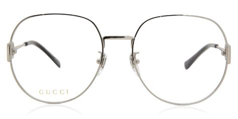 Gucci Gg1208o 003 Eyeglasses In Silver Smartbuyglasses Usa