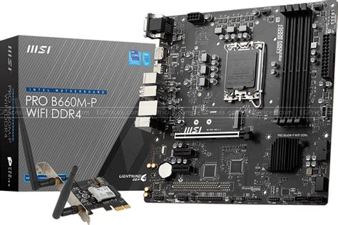 سعر ام اس اى Pro B660m P واى فاى Ddr4 Lga1700 مازر بورد فى مصر Egprices