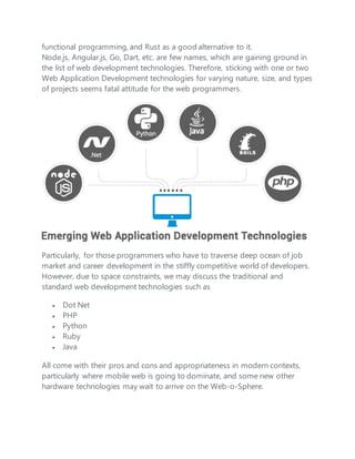 Which Is Best For Web Application DevelopmentDot Net PHP Python