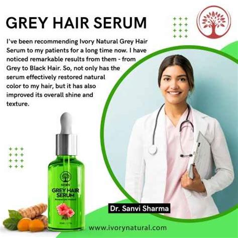 Buy Anti Grey Hair Serum For Early Hair Greying
