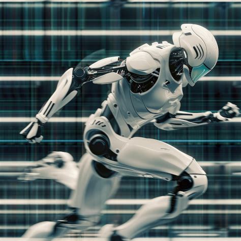 A Robot Speeding Through Urban Environment Suitable For Futuristic