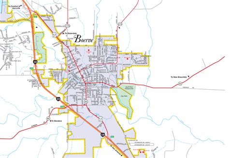 Map Of Boerne Texas