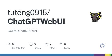 Github Tuteng0915chatgptwebui Gui For Chatgpt Api