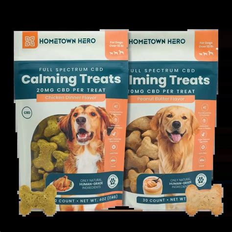 Peanut Butter Cbd Dog Treats 20mg Full Spectrum Cbd For Dogs